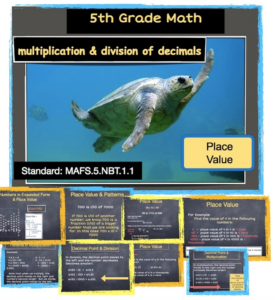 multiplication and division of decimals - lesson