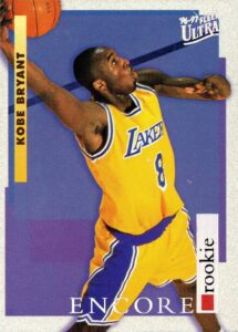 1996-97 fleer ultra #266 kobe bryant basketball card lakers - encore rookies