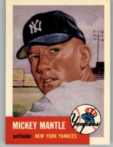 1991 topps archives 1953#82 mickey mantle new york yankees mlb baseball card nm-mt