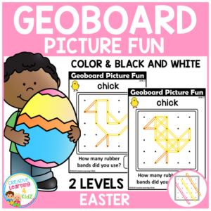 geoboard picture fun: easter