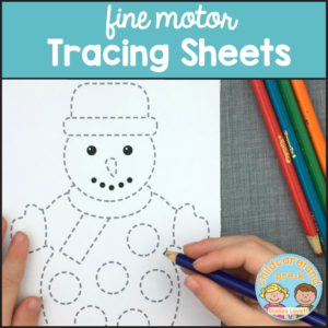 fine motor tracing sheets