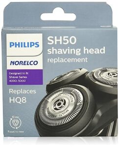 xuyao sh50 replacement heads for philips norelco series 5000 shavers, sh50/52 multiprecision blades oem made in netherlands, 6 piece set