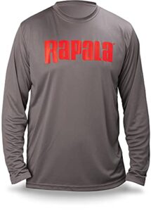 *rapala rcls9010xl rapala core long sleeve grey extra large