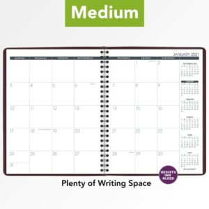 2021 Monthly Planner by AT-A-GLANCE, 7" x 8-3/4", Medium, Winestone (701205021)