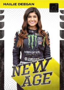 2020 panini donruss new age #na9 hailie deegan racing card