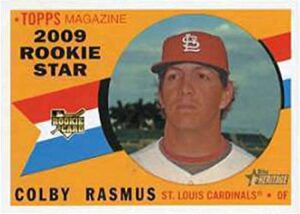 2009 topps heritage #694 colby rasmus st. louis cardinals (high series) mlb baseball card (rc - rookie card) (sp - short print) nm-mt