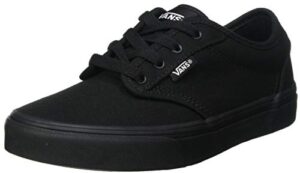 vans' men's atwood deluxe lace up sneaker black/black 9.5 medium us