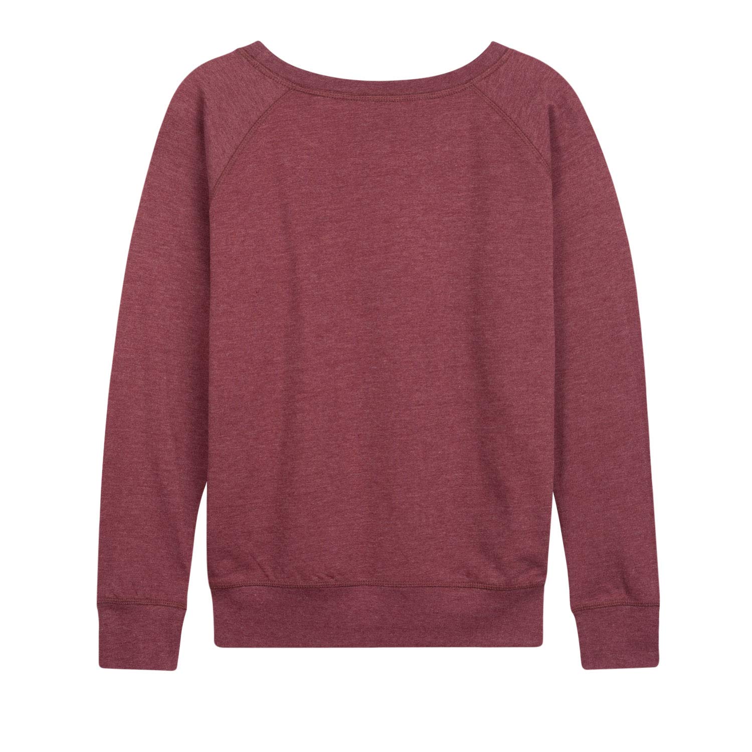 Instant Message - It's Fine. I'm Fine. Everything Is Fine. - Women's Lightweight French Terry Pullover - Size 3X Heather Maroon