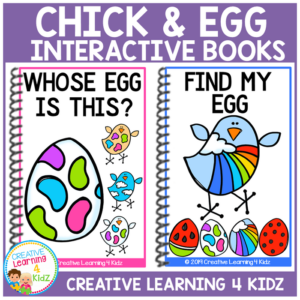 chick and egg interactive books