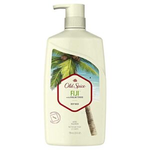 old spice body wash for men fiji with palm tree scent inspired by nature, 25 fl oz