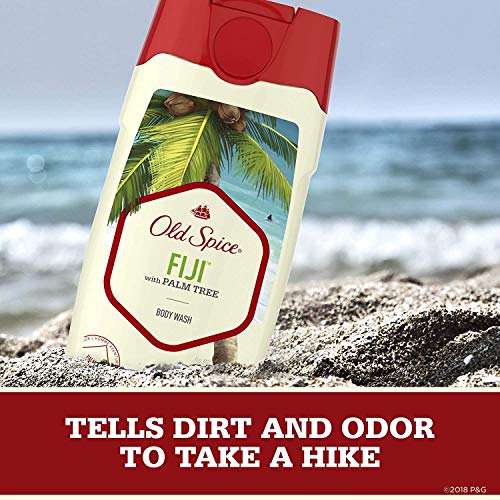 Old Spice Body Wash for Men Fiji With Palm Tree Scent Inspired By Nature, 25 Fl Oz