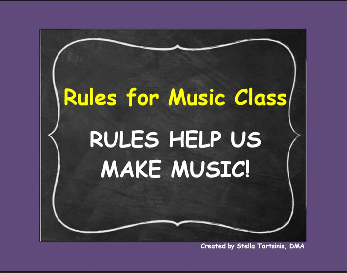 MUSIC CLASS RULES