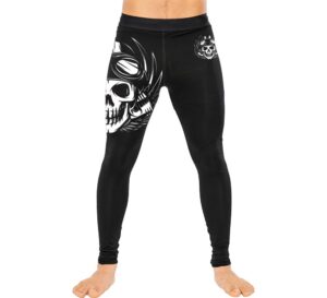 choo men’s motorcycle skull dry cool jiu jitsu spats sublimated graphics cycling arts pants,m