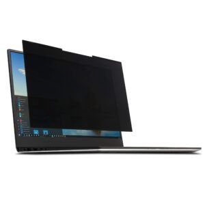 kensington magpro™ magnetic laptop privacy screen 15.6 inch compatible with hp/dell/acer/asus/lenovo, removable 16:9 laptop privacy filter shield, anti-glare, blue ray reduction (k58353ww)