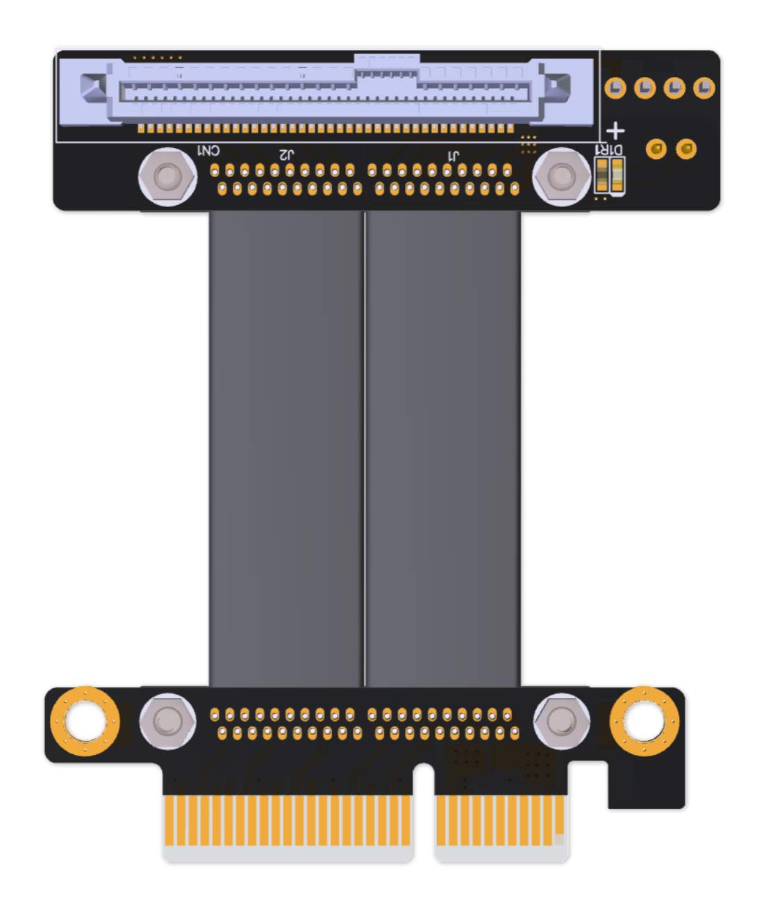 ADT-LINK Riser U.2 Interface U2 to PCI-E 3.0 x4 SFF-8639 NVMe Solid State Transfer Extension Data Gen3.0 Cable 4 PCIe 4X for U.2 NVME SSD