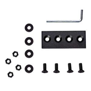 skysen black sliding barn door hardware track connector