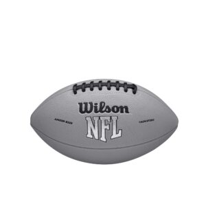 wilson nfl mvp football - gray, junior (age 9-12)