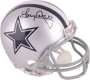 tony dorsett dallas cowboys autographed riddell mini helmet - autographed nfl mini helmets