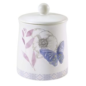 avanti linens garden collection, covered jar, multicolor