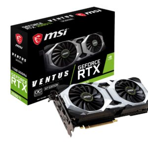 MSI NVIDIA GeForce RTX 2080 Ti Ventus GP OC 11GB GDDR6 HDMI/3DisplayPort PCI-Express Video Card