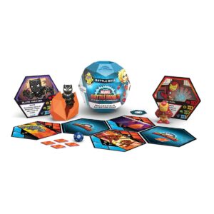 funko marvel battleworld: battle ball series 1 - collectible adventure game, ages 6 and up