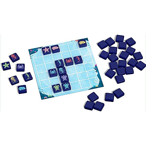 Thames & Kosmos Aqualin | Beautiful 2 Player Strategy Board Game | Kosmos Games | Ages 8 and Up | Quality Plastic Tiles | Beautiful Artwork