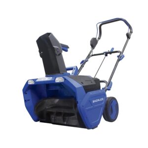 snow joe 24v-x2-20sb-ct cordless brushless snow blower, 20-inch, blue