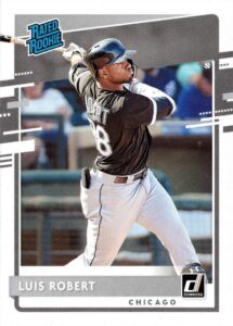 2020 panini donruss baseball #264 luis robert rookie card - rated rookie