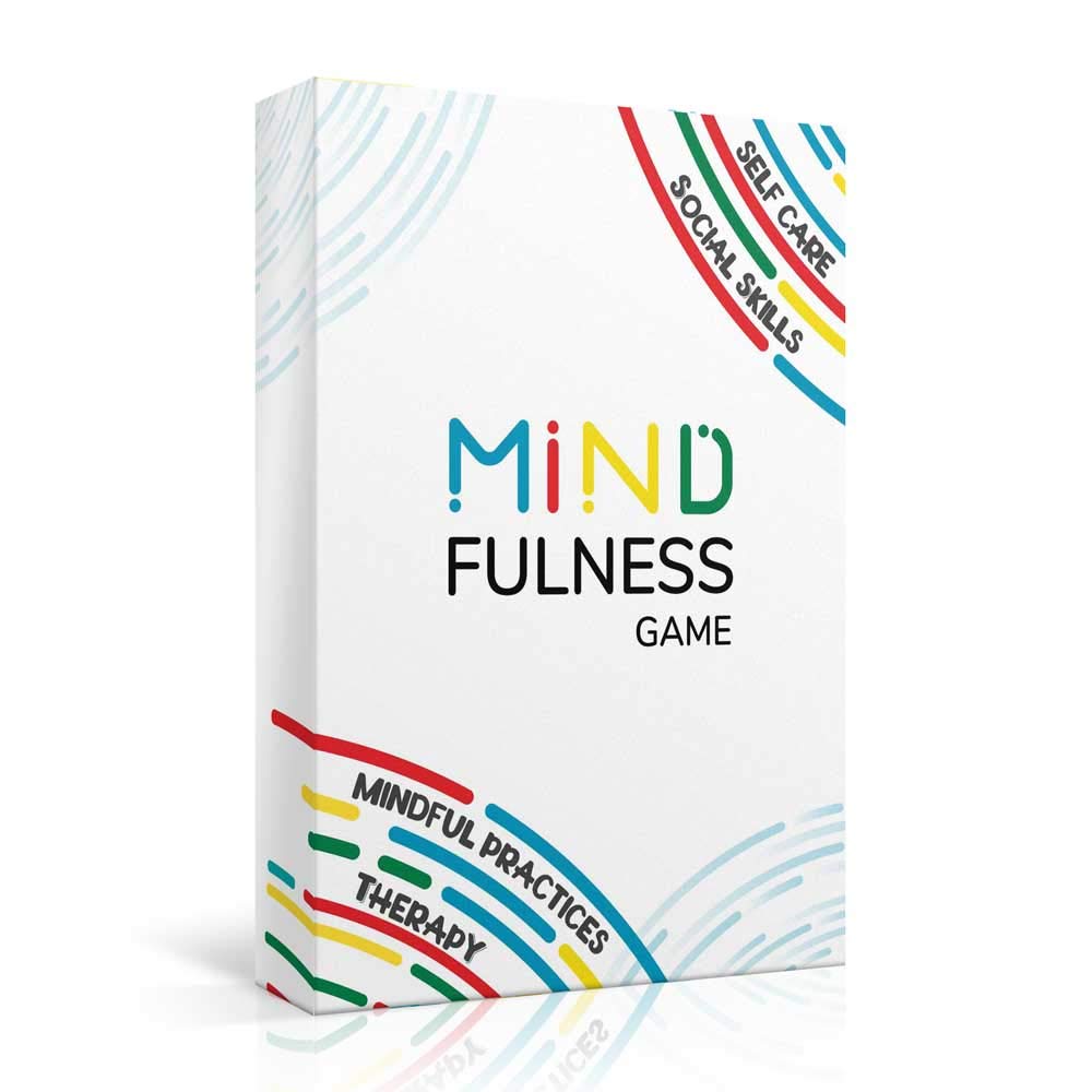 Allura & Arcia Mindfulness Therapy Game: Teaches Social Skills, Self Care & More for Kids, Teens & Adults. 50 Cards