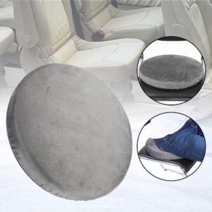 rotating swivel seat cushion, 360 degree rotation skidproof car seat cushion convenient for sitting or standing from car used for pregnant women elderly use, 15 inches in diameter