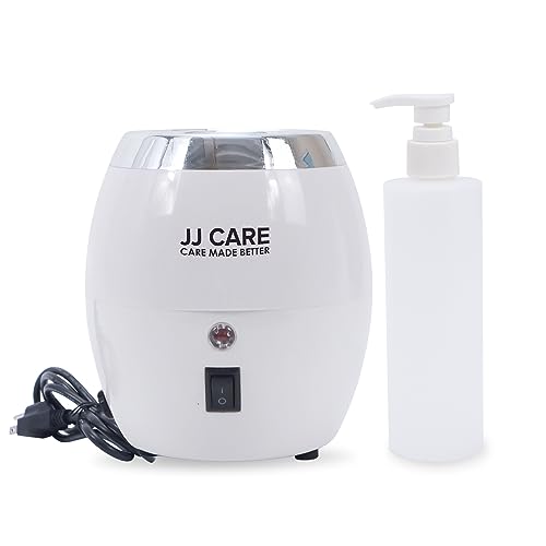 JJ CARE Lotion Warmer w/ 300ml Oil Warmer Pump Bottle, Massage Oil Warmer for Massage Therapy, Lotion Warmer Dispenser Heated, Oil Warmer for Massage, Lotion Bottle Warmer, Massage Oil Warmer Electric