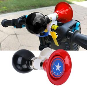 children bicycle horn metal rubber bike horn warning bell bike handlebar ring bell for kids bike(red)