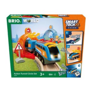 brio 33974 world-smart tech sound-action tunnel circle set