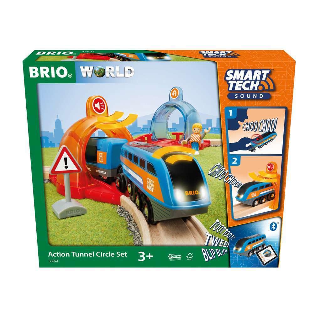 Brio 33974 World-Smart Tech Sound-Action Tunnel Circle Set