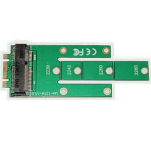 JMT NGFF M.2 B Key SSD to MSATA Mini PCIE Adapter Converter Card for 22x30mm 22x42mm 22x60mm 22x80 SSD