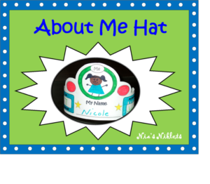 about me hat craft printable