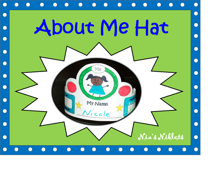 About me Hat Craft Printable