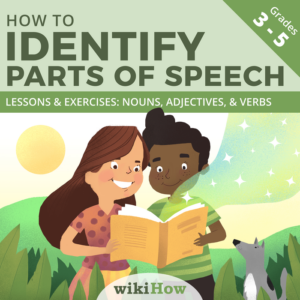 learn how to identify parts of speech with wikihow | includes step-by-step guides, games, practice sheets and answer keys | grades 3-5