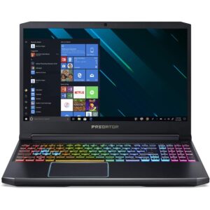 acer predator helios 300-15.6" intel i7-9750h 2.6ghz 16gb ram 512gb ssd w10h (renewed)