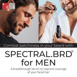 DS Laboratories Spectral.BRD - Beard Growth Serum, Beard Hair Growth Serum for Men with Niacinamide, Biotin, Castor Oil, Hyaluronic Acid & Rosemary Oil for Hair Growth, Hair Regrowth Treatment for Men