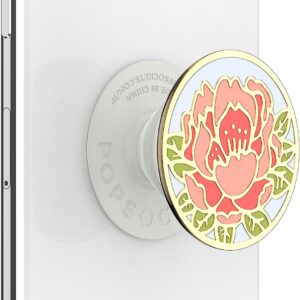 PopSockets ​​​​ Phone Grip with Expanding Kickstand, for Phone - Enamel Blooming Peony