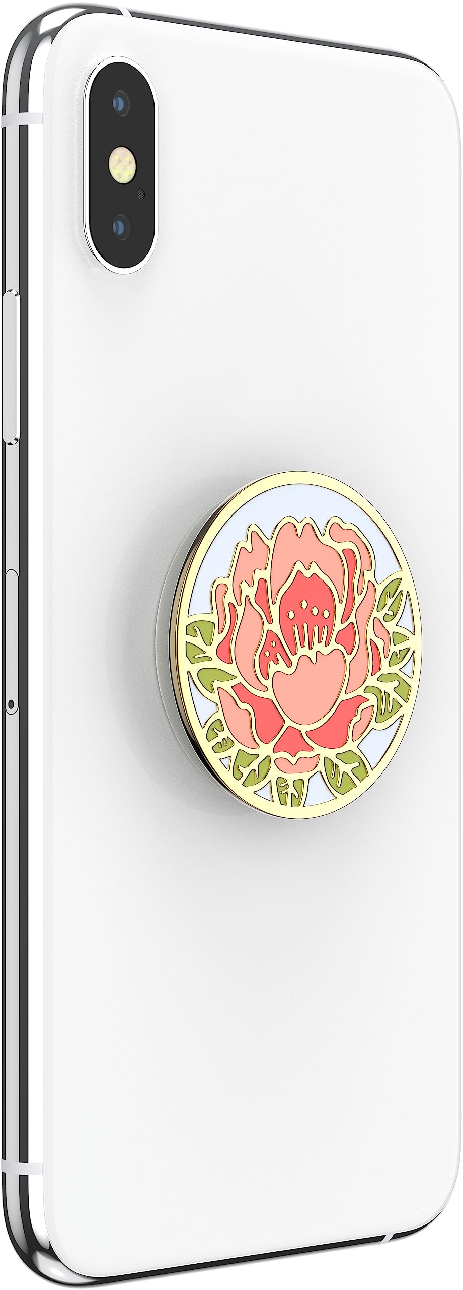 PopSockets ​​​​ Phone Grip with Expanding Kickstand, for Phone - Enamel Blooming Peony