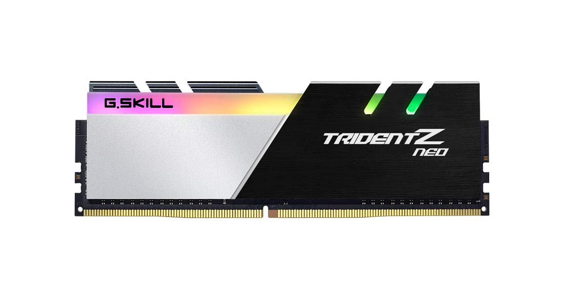 G.SKILL Trident Z Neo Series (Intel XMP) DDR4 RAM 64GB (2x32GB) 3200MT/s CL16-18-18-38 1.35V Desktop Computer Memory UDIMM (F4-3200C16D-64GTZN)