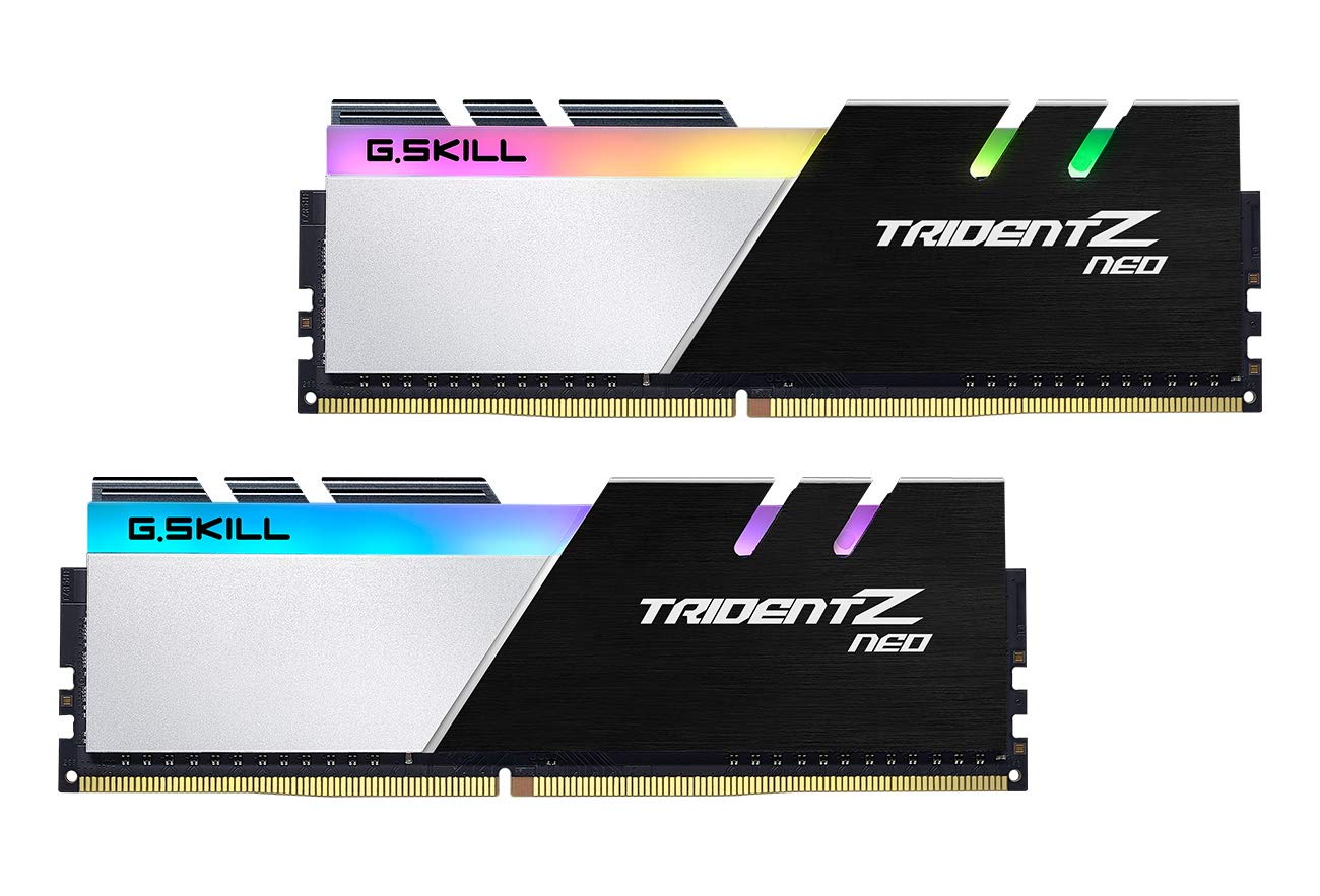 G.SKILL Trident Z Neo Series (Intel XMP) DDR4 RAM 64GB (2x32GB) 3200MT/s CL16-18-18-38 1.35V Desktop Computer Memory UDIMM (F4-3200C16D-64GTZN)