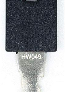 Haworth HW049 Replacement Keys: 2 Keys