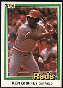 baseball mlb 1981 donruss #184 ken griffey sr. nm-mt reds