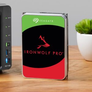 Seagate IronWolf Pro 10TB NAS Internal Hard Drive HDD –CMR 3.5 Inch SATA 6Gb/s 256MB Cache for RAID Network Attached Storage, Data Recovery Service – Frustration Free Packaging (ST10000NEZ008)