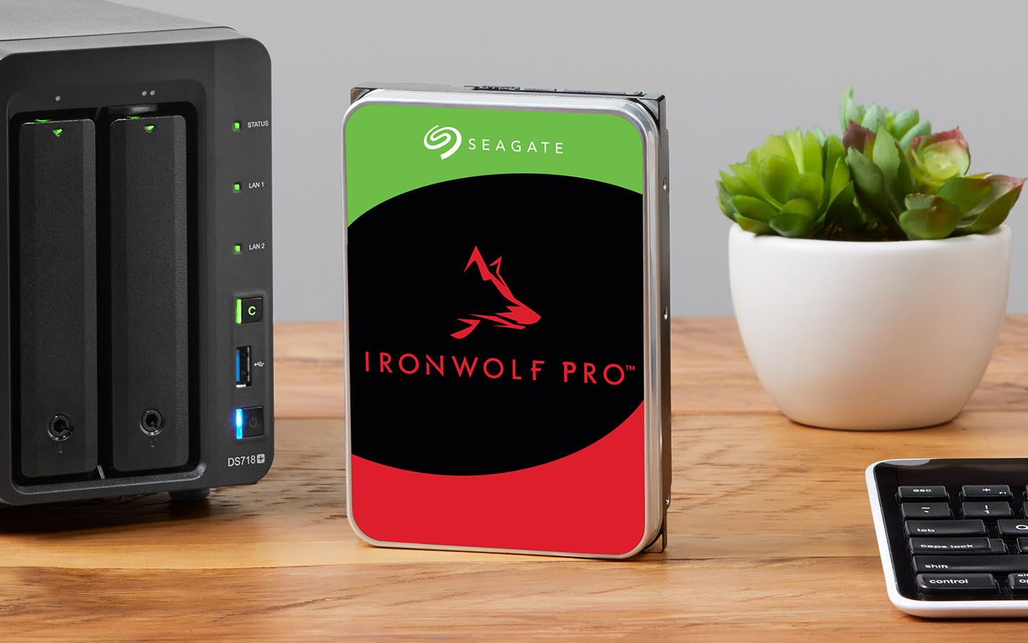 Seagate IronWolf Pro 10TB NAS Internal Hard Drive HDD –CMR 3.5 Inch SATA 6Gb/s 256MB Cache for RAID Network Attached Storage, Data Recovery Service – Frustration Free Packaging (ST10000NEZ008)