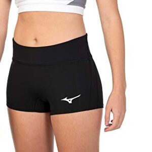 Mizuno Women's Apex 2.5" Inseam Volleyball Short, Black, Large