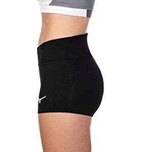 Mizuno Women's Apex 2.5" Inseam Volleyball Short, Black, Large